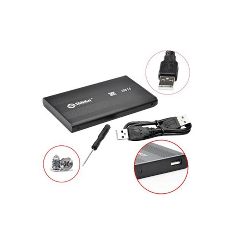 Case Externa Para Hd 2.5" Sata Usb 3.0 Cs0026Sk Shinka