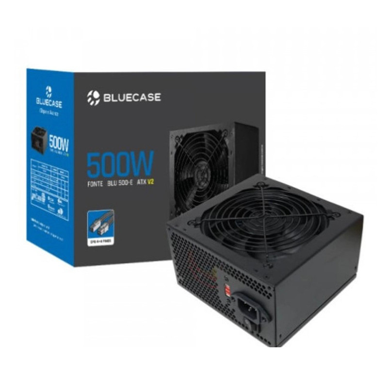 Fonte Atx 500w 80 Plus Bronze Pfc Ativo Blu500r B Bluecase