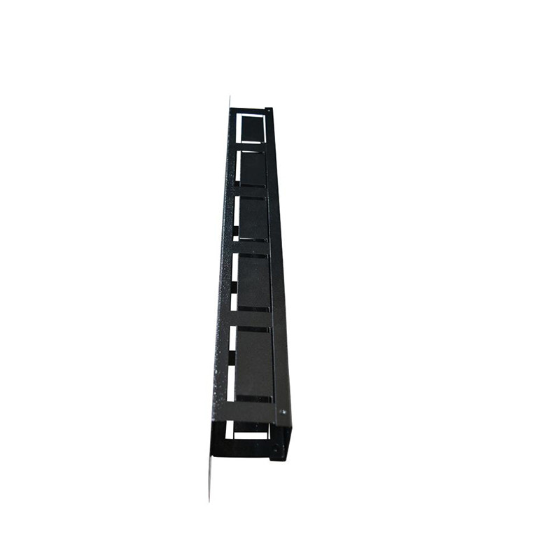 GUIA DE CABO P/ RACK ORGANIZADOR 1U X 19'' X 50MM HORIZONTAL PRETO CE