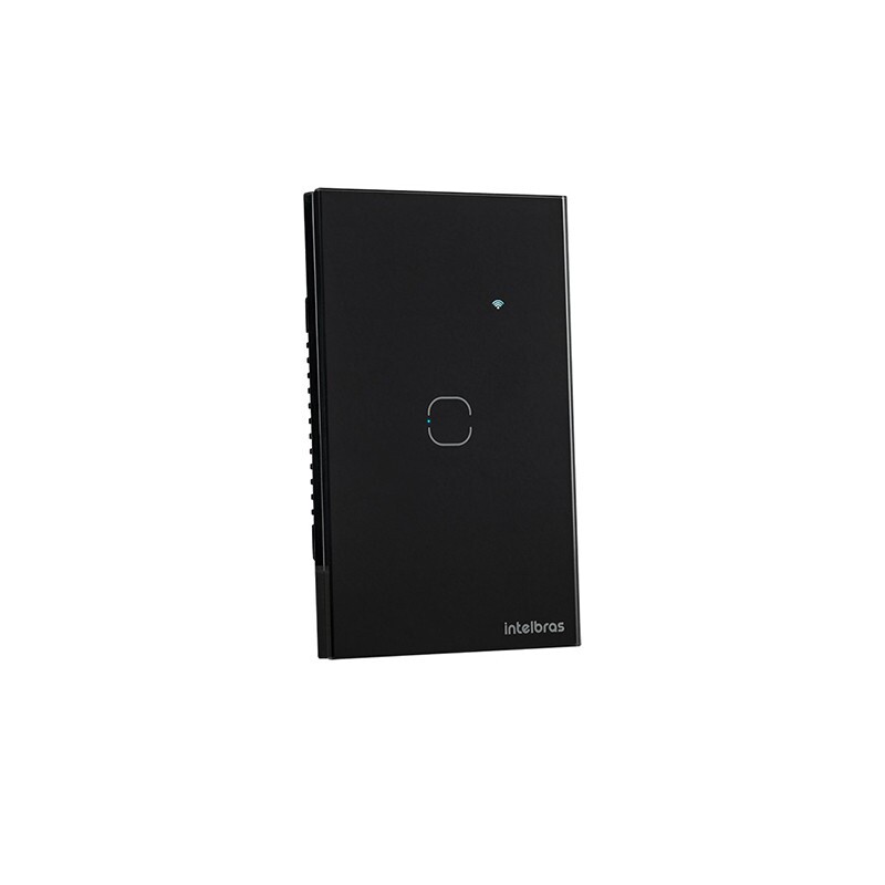 Interruptor Touch Smart Wi-Fi Ews 1001 Preto Intelbras